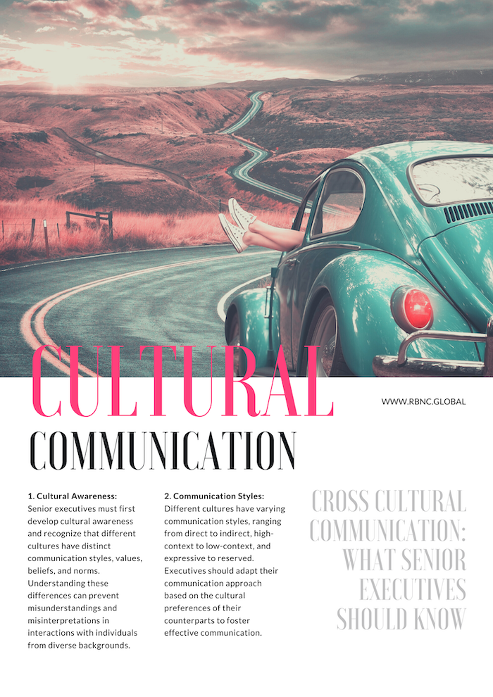 Cross Cultural Communication: What Senior Executives Should Know Cross Cultural Communication: What Senior Executives Should Know