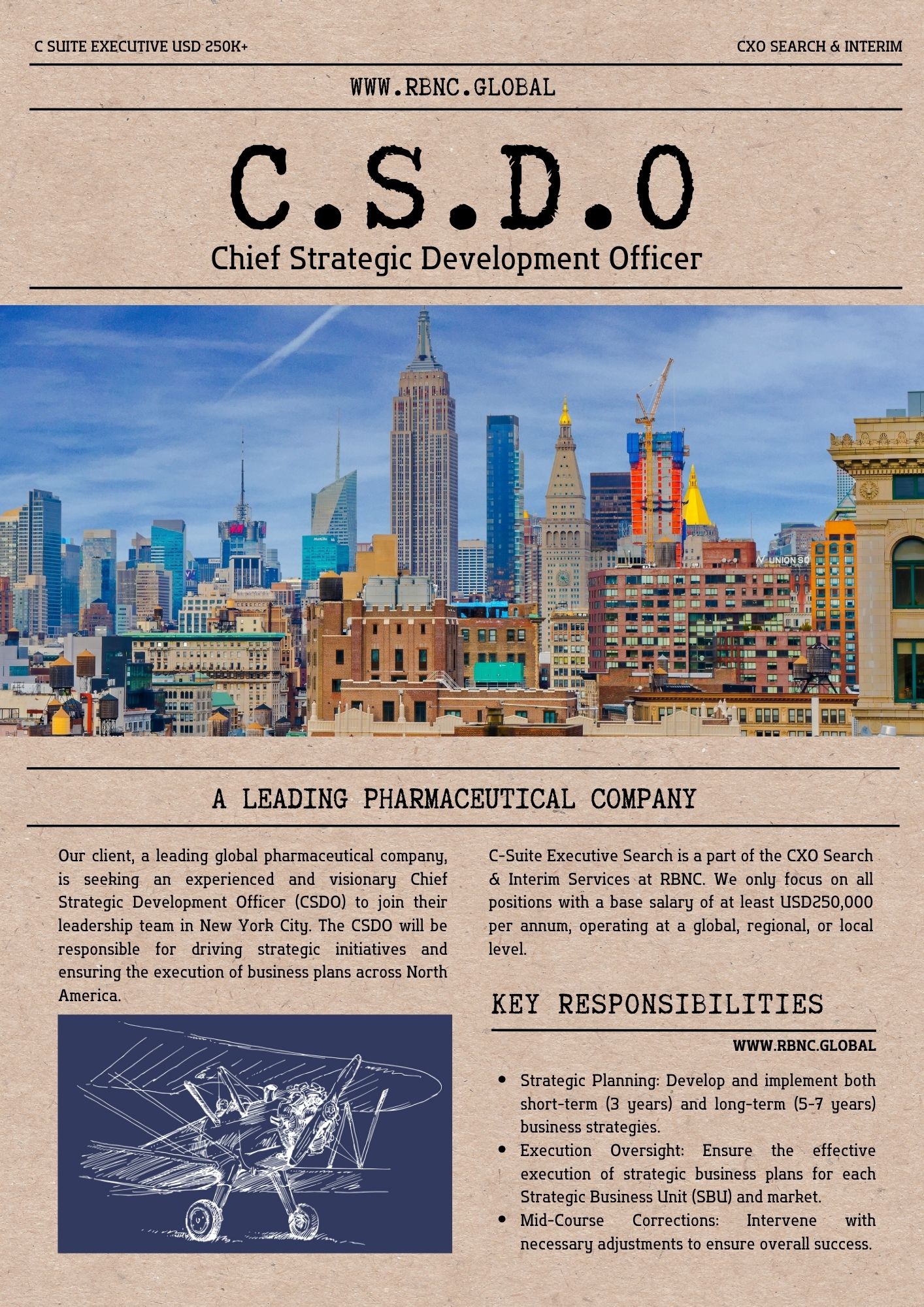 Chief Strategic Development Officer - CSDO