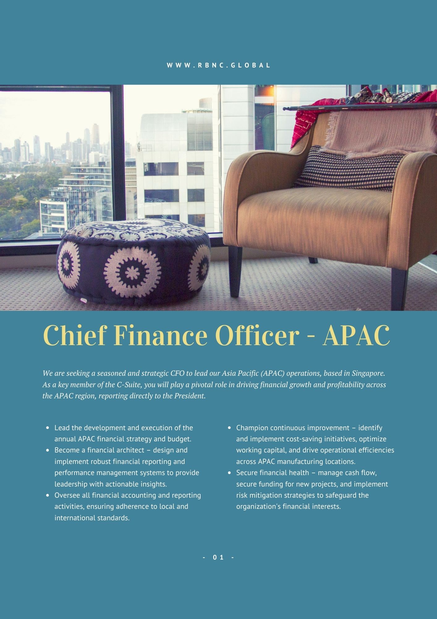 Chief Finance Officer - APAC